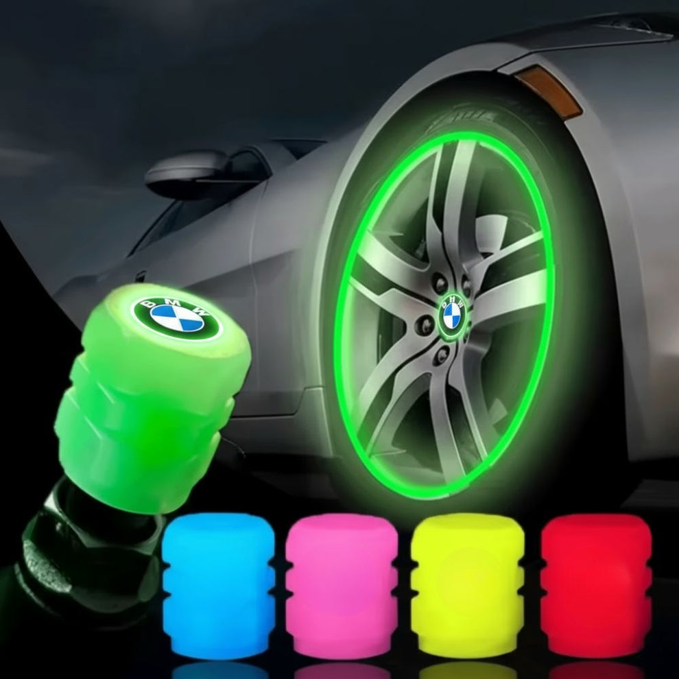 4pcs Car Logo Glow Valve Caps (Universal Fit) – Pinauto WW